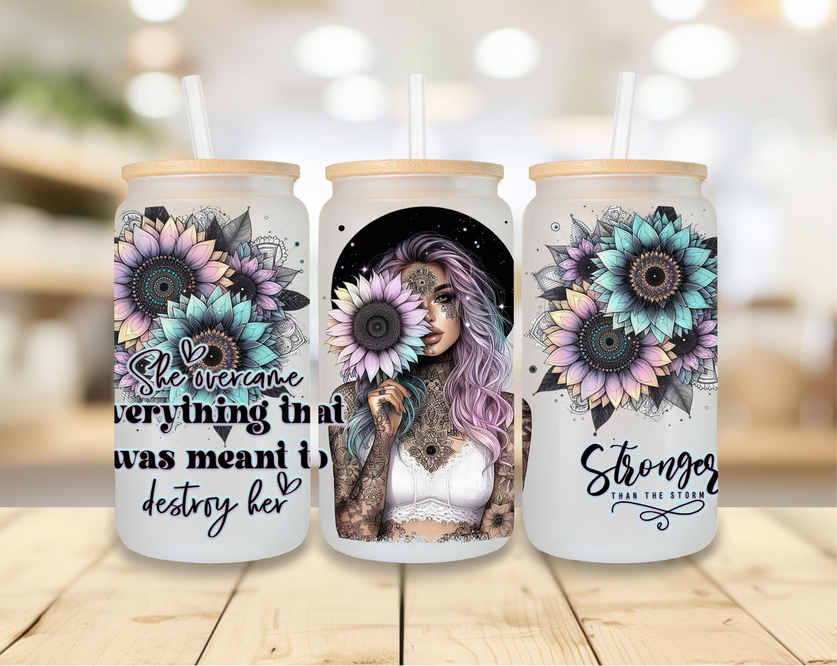 Sublimation Wrap / Print 16oz Libbey - L2158 She Overcame – The Vinyl Loft