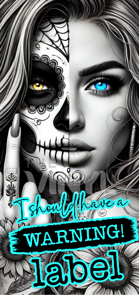 Sublimation Print / Transfer Phone Case - P5005 Warning – The Vinyl Loft